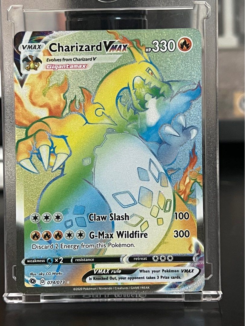 Charizard VMAX #74 Pokemon Champions Path, Hobbies & Toys, Toys & Games ...