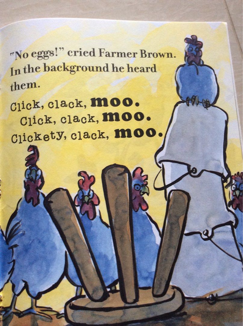 Click, clack, moo cows that type (doreen Cronin), Hobbies & Toys, Books ...