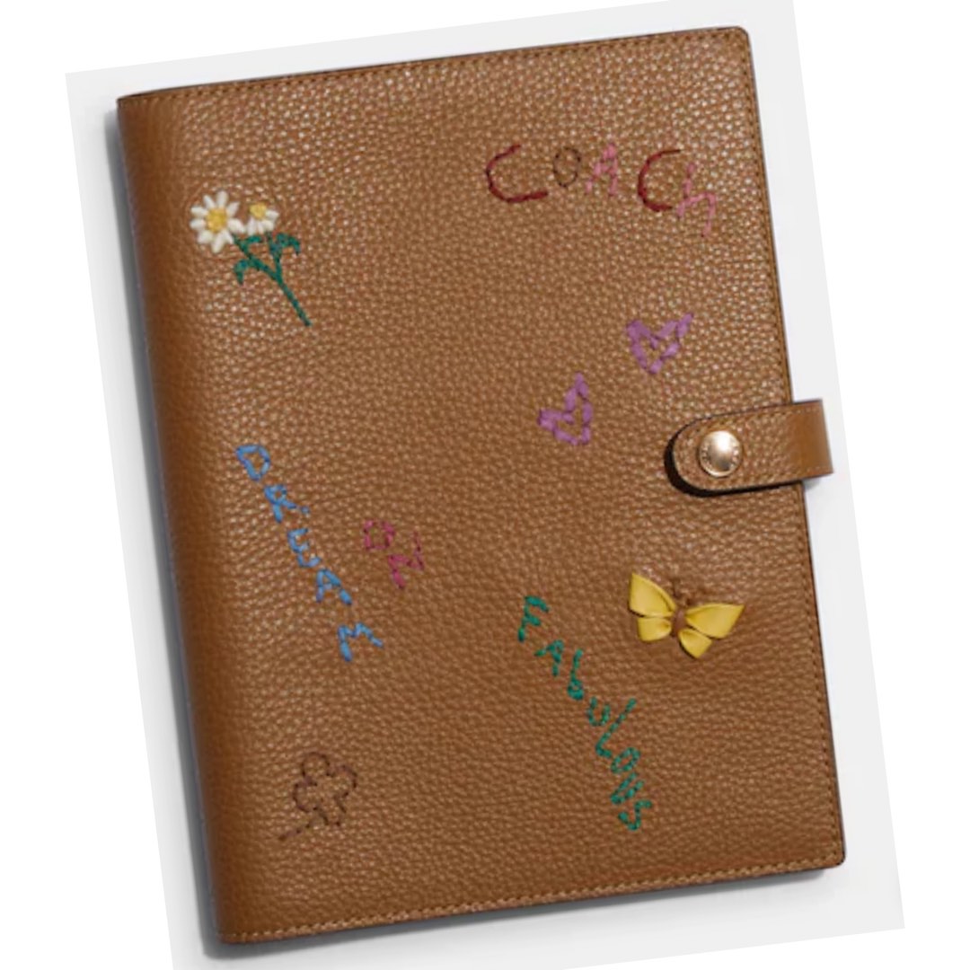 Coach Notebook with Diary Embroidery, Hobbies & Toys, Stationary ...