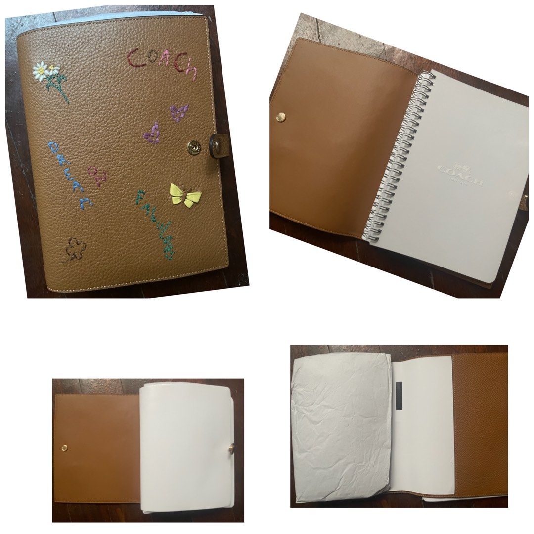 Coach Notebook with Diary Embroidery, Hobbies & Toys, Stationary ...