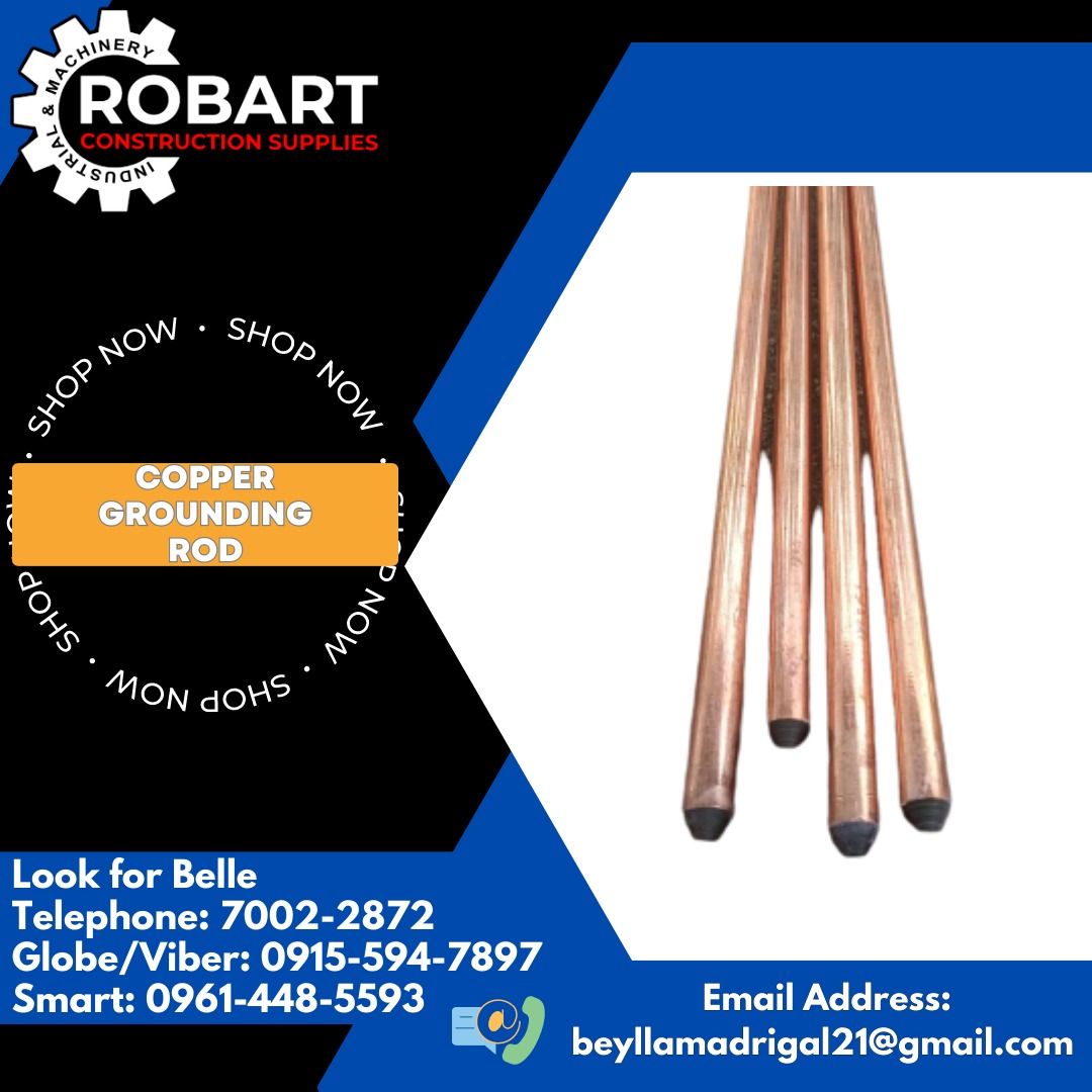 Copper Grounding Rod, Commercial & Industrial, Construction Tools ...
