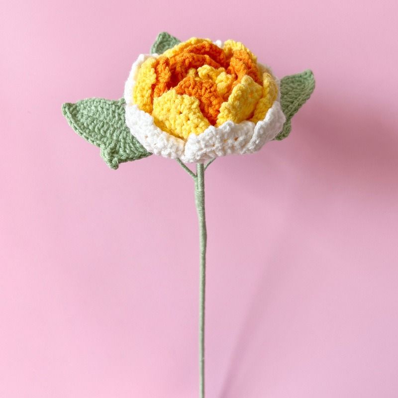 Crocheted Single Flower Ezra, Hobbies & Toys, Stationary & Craft ...