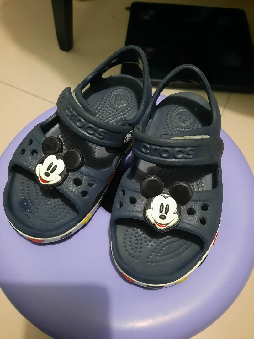 Crocs Kids Crocband Sandals Mickey Mouse size C8 on Carousell