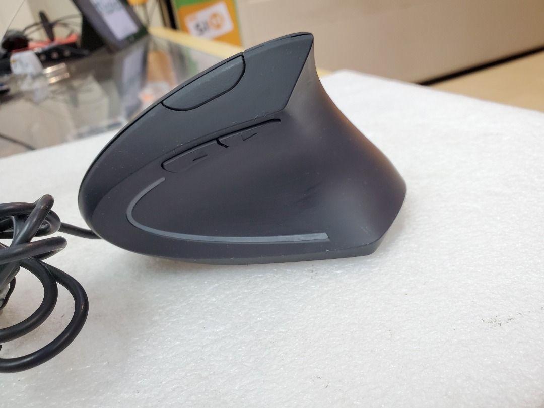 CSL Ergonomic Vertical Wired Optical Mouse NR300569 Black, Computers ...