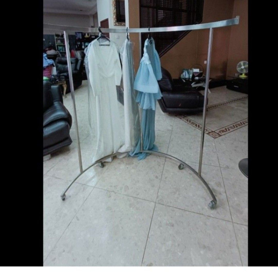 Custom made half moon rack, Furniture & Home Living, Furniture, Shelves ...