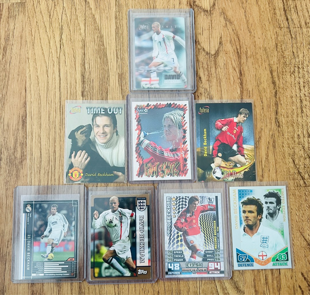 David Beckham Lot, Hobbies & Toys, Memorabilia & Collectibles, Vintage ...