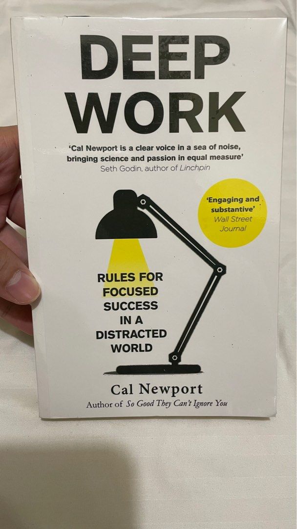 Deep Work Book by Cal Newport, Hobbies & Toys, Books & Magazines, Fiction & Non-Fiction on Carousell
