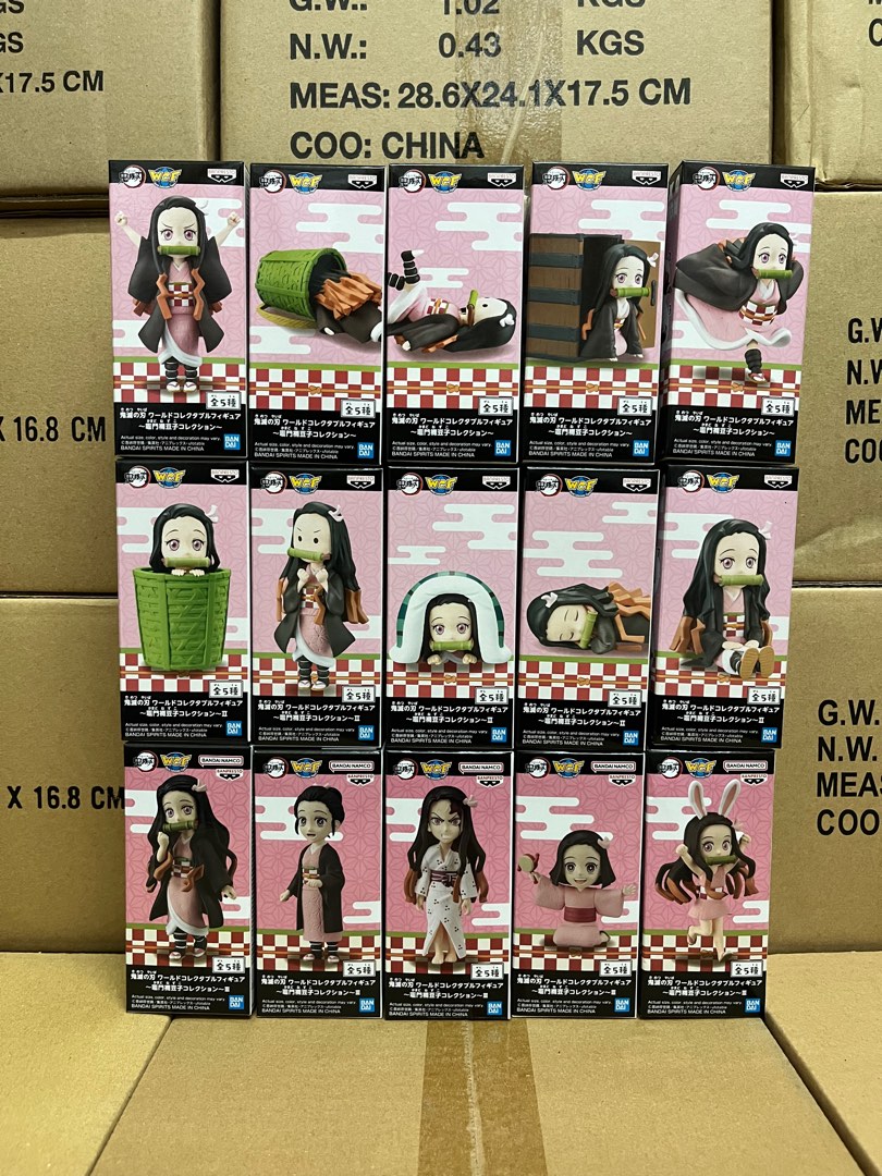 Demon Slayer World Collectable Figure Nezuko Collection Vol.1 - Vol.3 ...