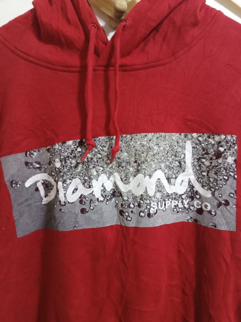 Diamond scatter box logo hoodie on Carousell