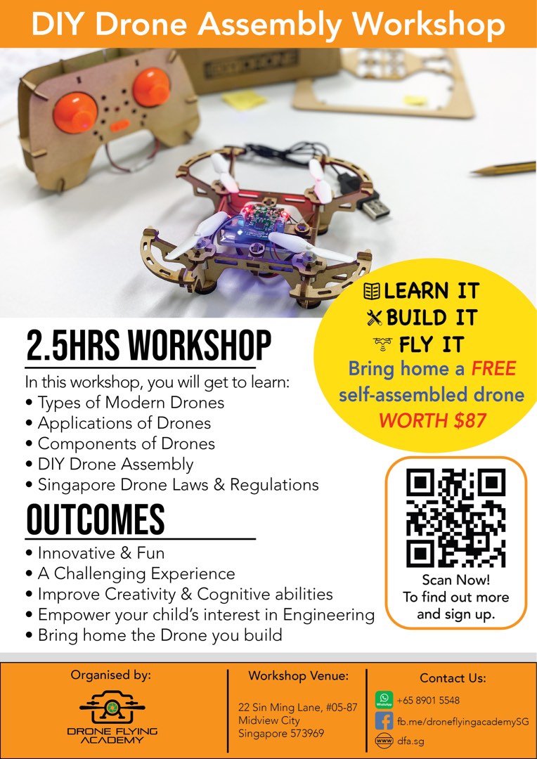 DIY Drone Assembly Workshop, Learning & Enrichment, Workshops on Carousell