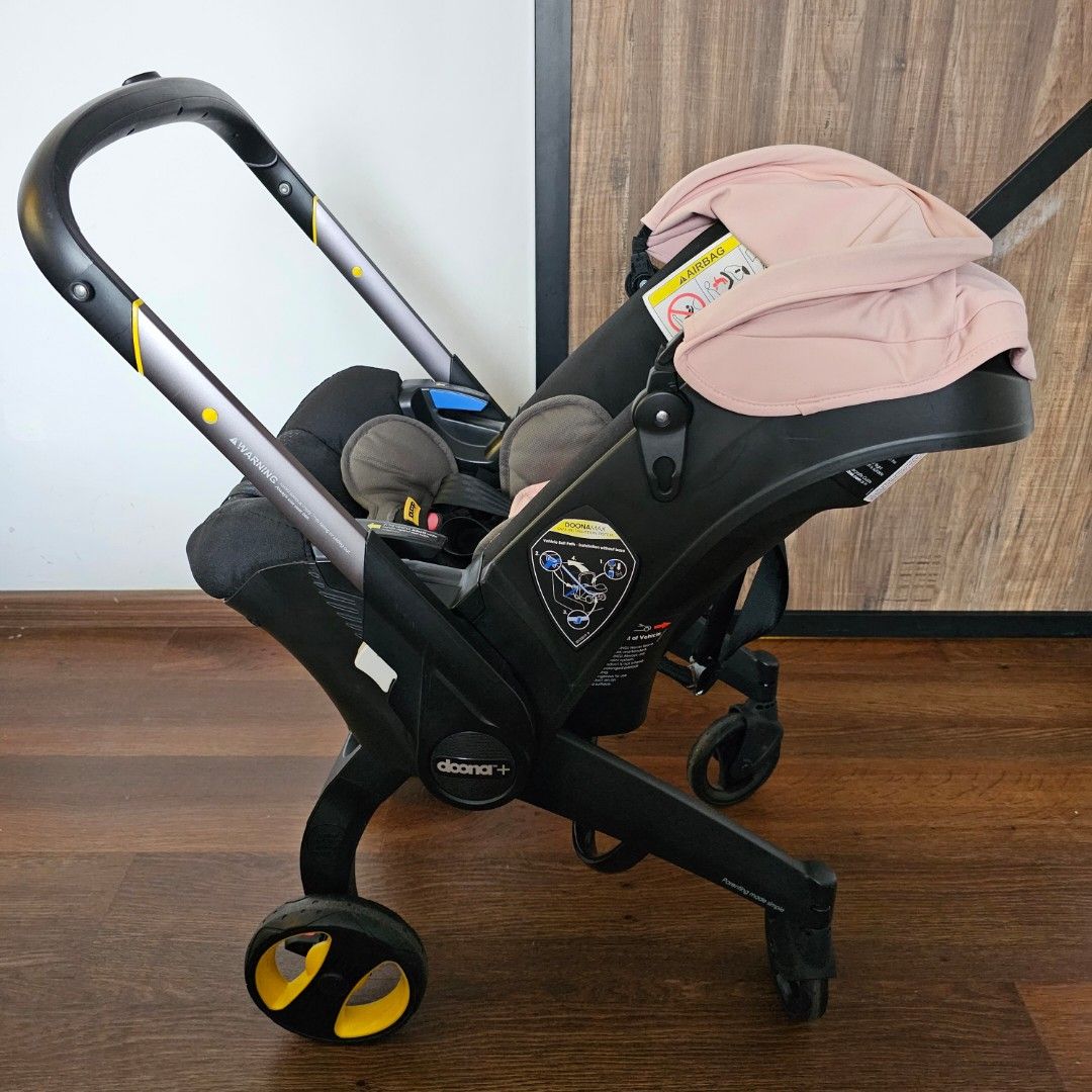 Doona+ Baby Car Seat Stroller Blush Pink, Babies & Kids, Going Out ...