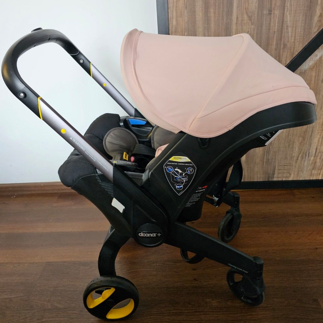 Doona+ Baby Car Seat Stroller Blush Pink, Babies & Kids, Going Out ...