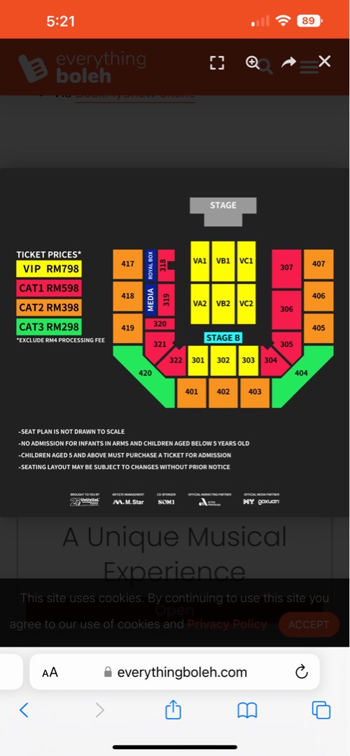 Eric Chou KL concert tickets, Tickets & Vouchers, Event Tickets on ...