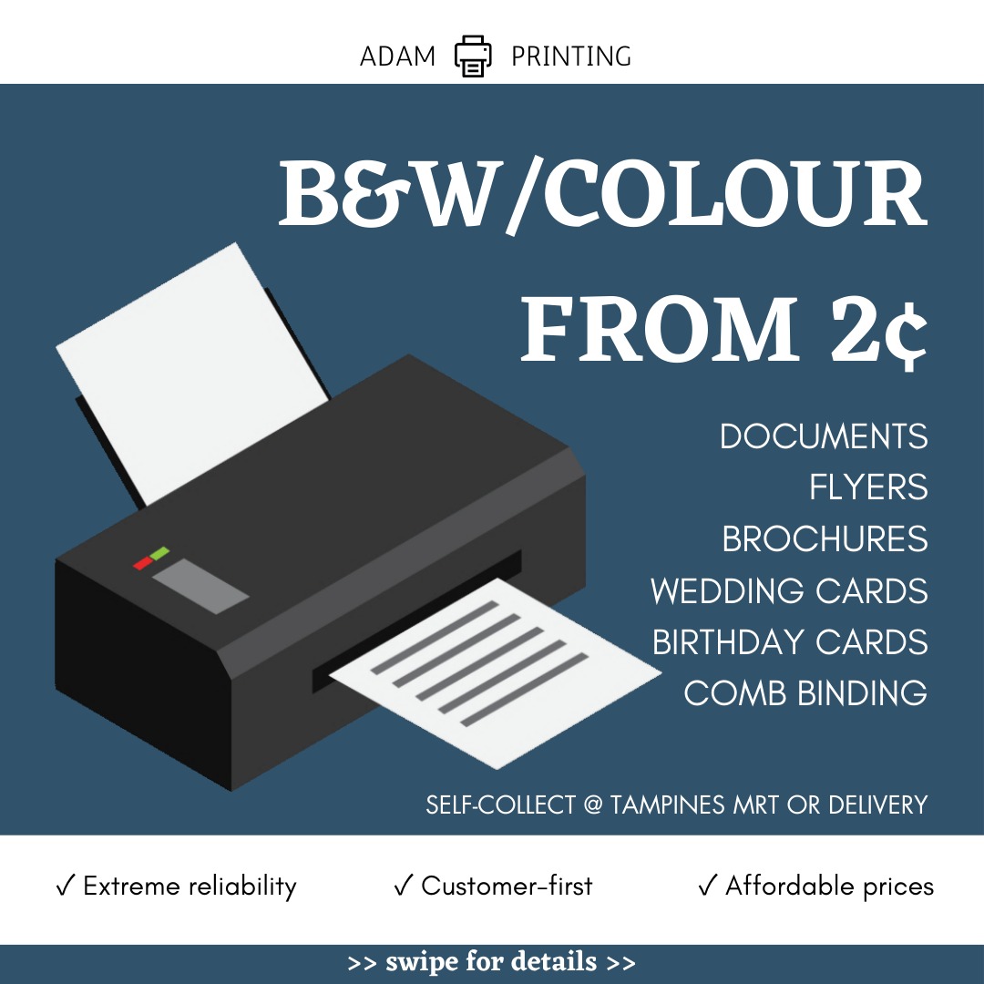 Express Printing Services, Business Services, Printing, Design & Marketing on Carousell