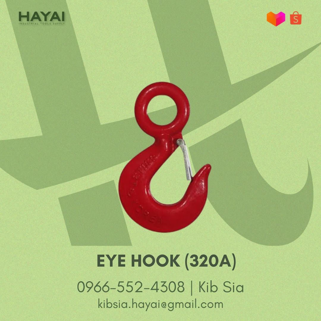 EYE HOOK (320A), Commercial & Industrial, Industrial Equipment on Carousell