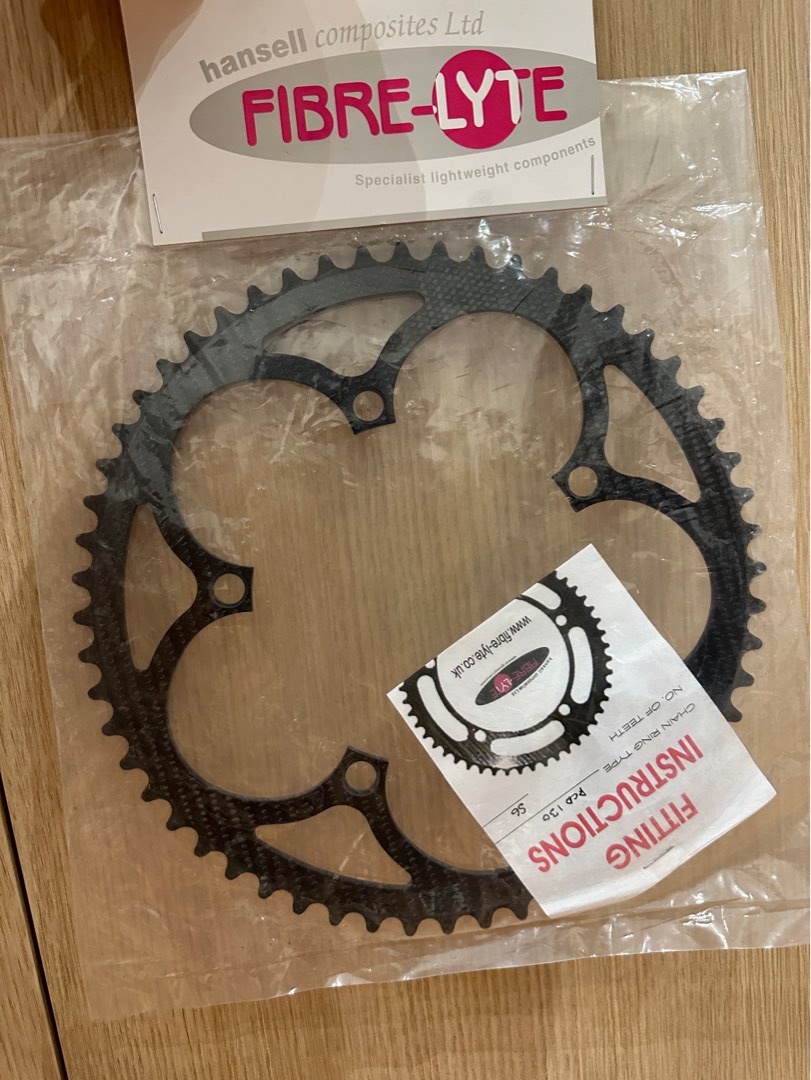 FibreLyte carbon Chainring Brompton, Sports Equipment, Bicycles & Parts ...