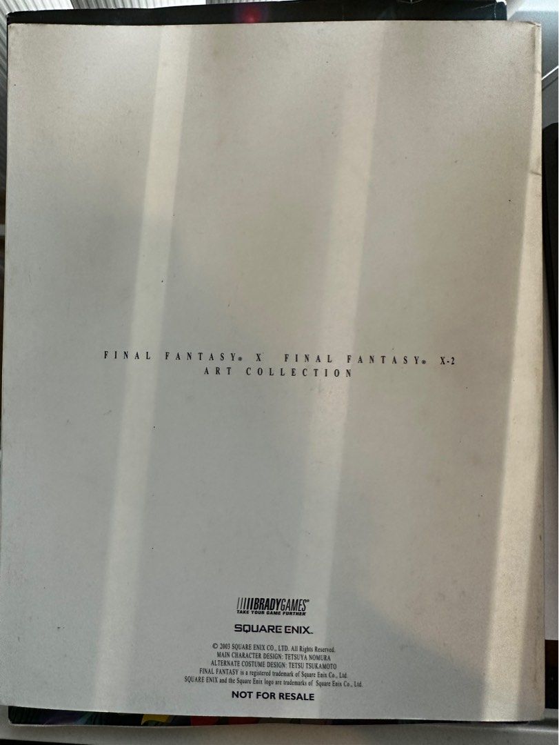 Final Fantasy X & X2 Art Collection Book, Hobbies & Toys, Books ...