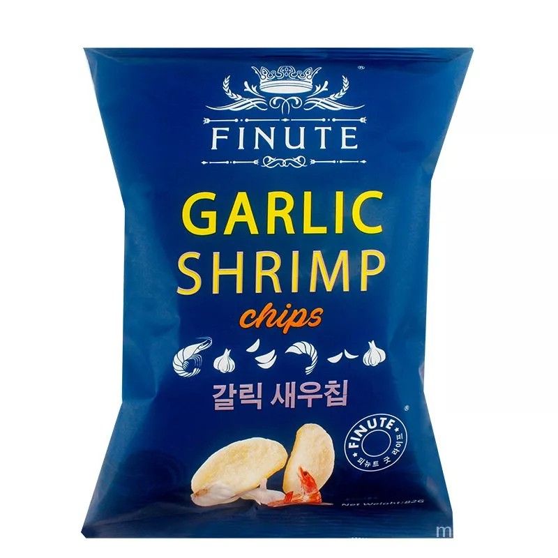 Finute prawn cracker flavoured prawn chips south Korean imported snacks ...