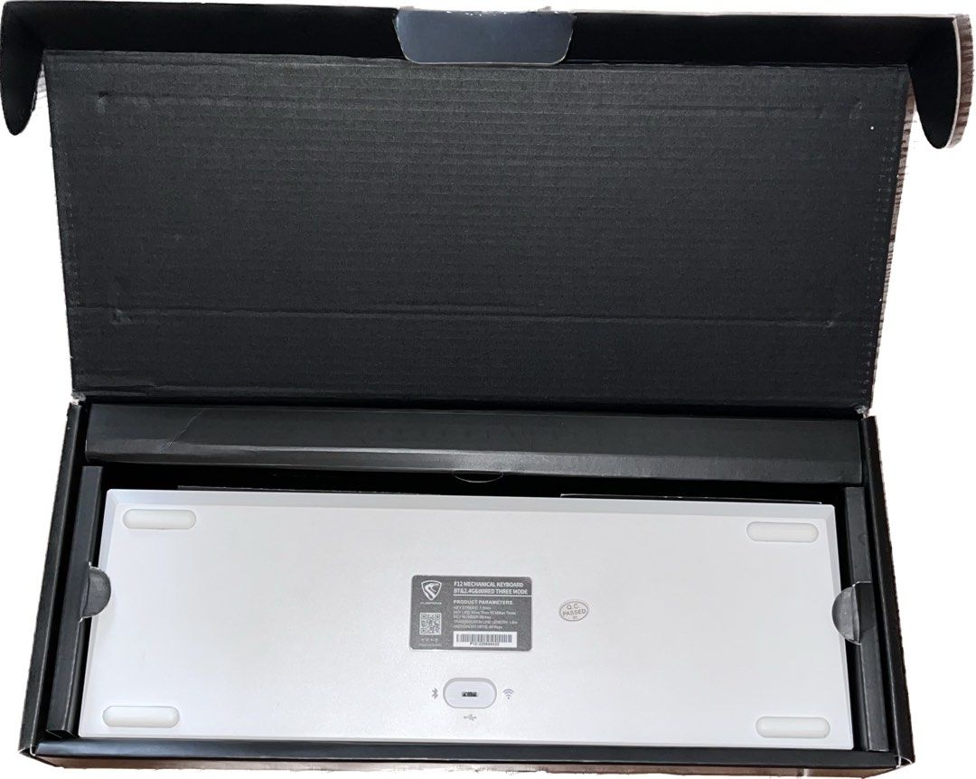 FL ESports F12 pink/purple wireless mechanical keyboard, Computers ...