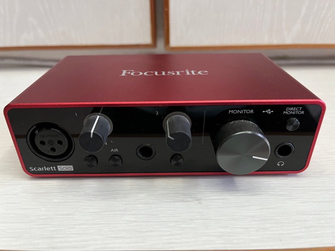 Focusrite Scarlett Solo 3rd Gen USB Audio Interface, Audio, Other Audio ...