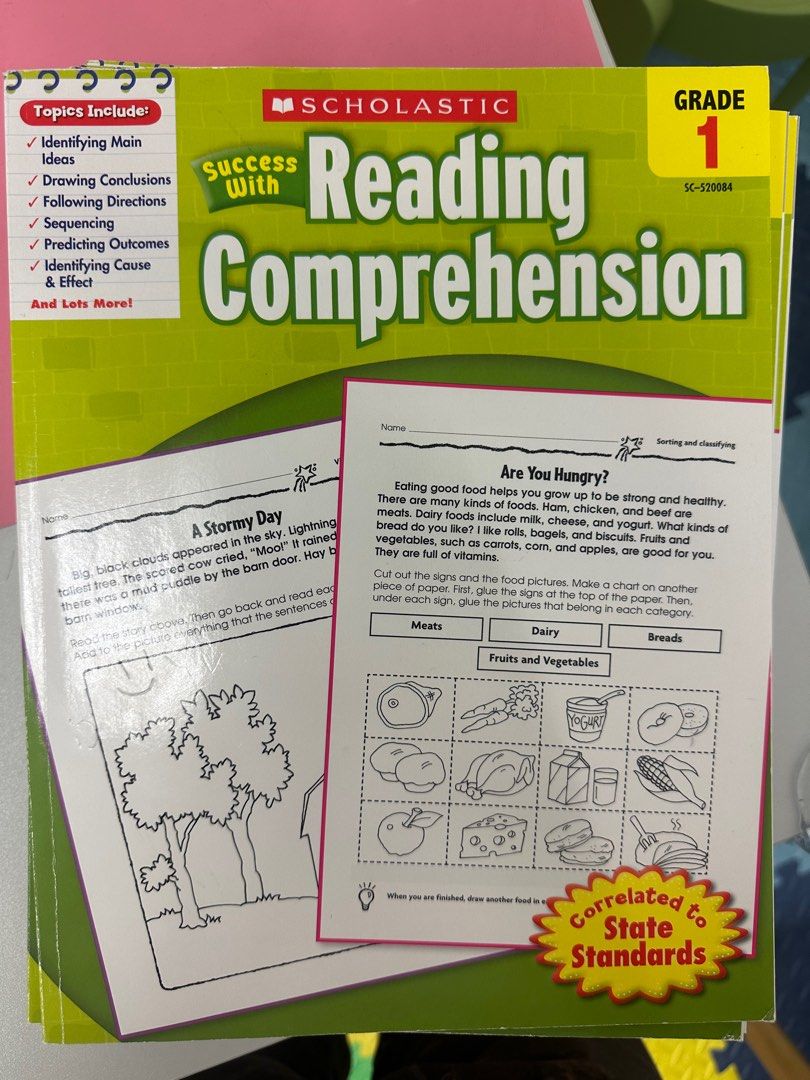 (Full set) scholastic success with Reading Comprehension, 興趣及遊戲, 書本 ...