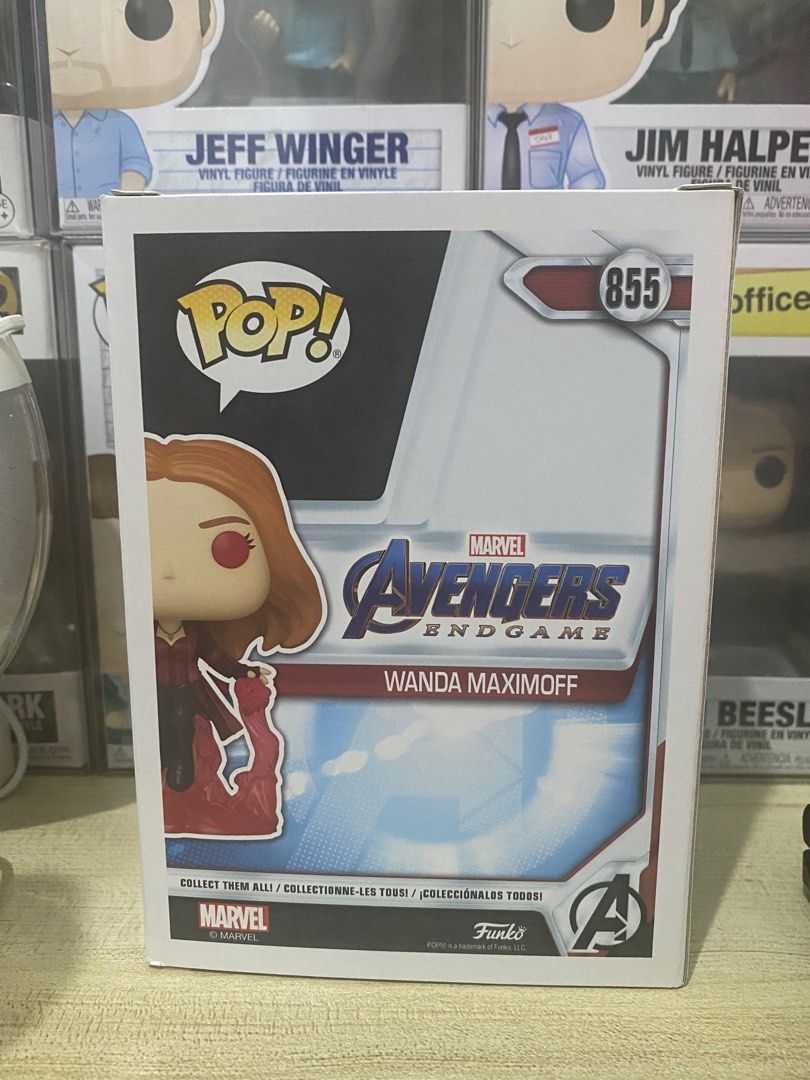 Funko Pop Marvel Wanda Maximoff 855 PIAB GITD Avengers Endgame Vinyl ...