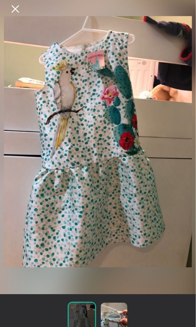 Ginger snap dress for girls on Carousell
