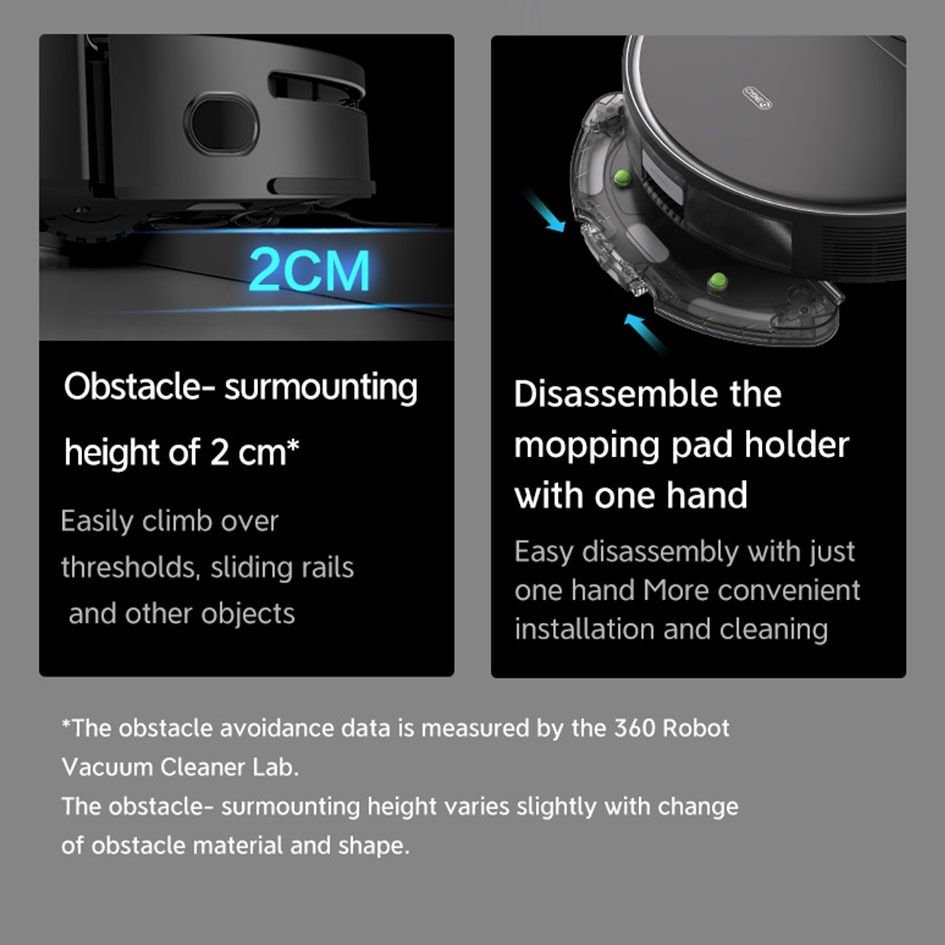 Global Version Botslab 360 S10 Robot Vacuum And Mop Smart Obstacle