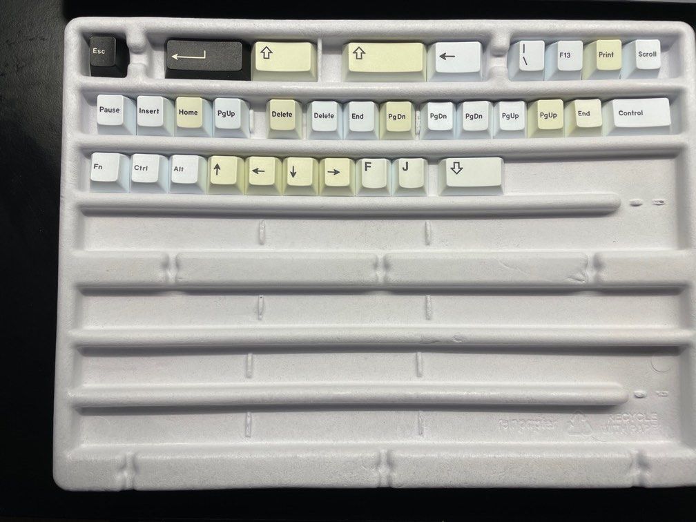 Gmk Bleached Computers And Tech Parts And Accessories Computer Keyboard