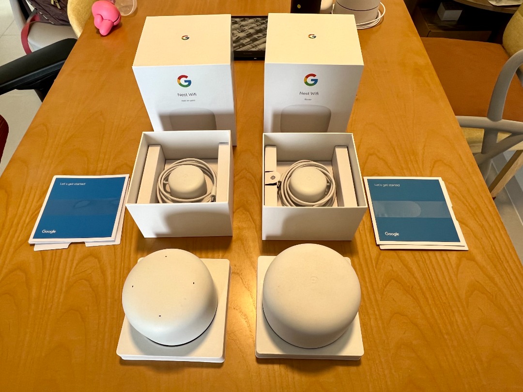 Google Nest Wifi Router + Point, Computers & Tech, Parts & Accessories, Networking on Carousell