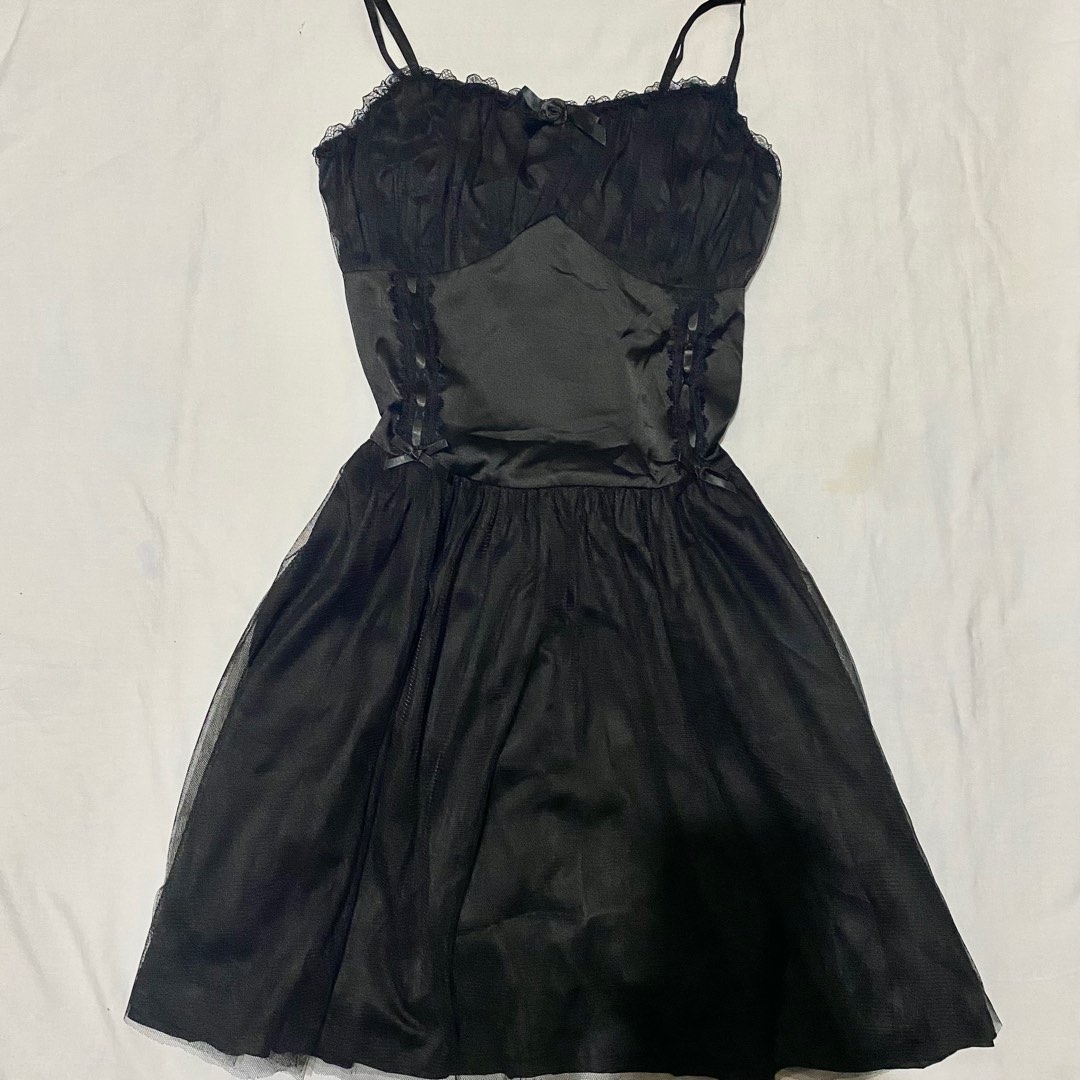 gothic corset mini dress misa amane death note lace up dress, Women's ...