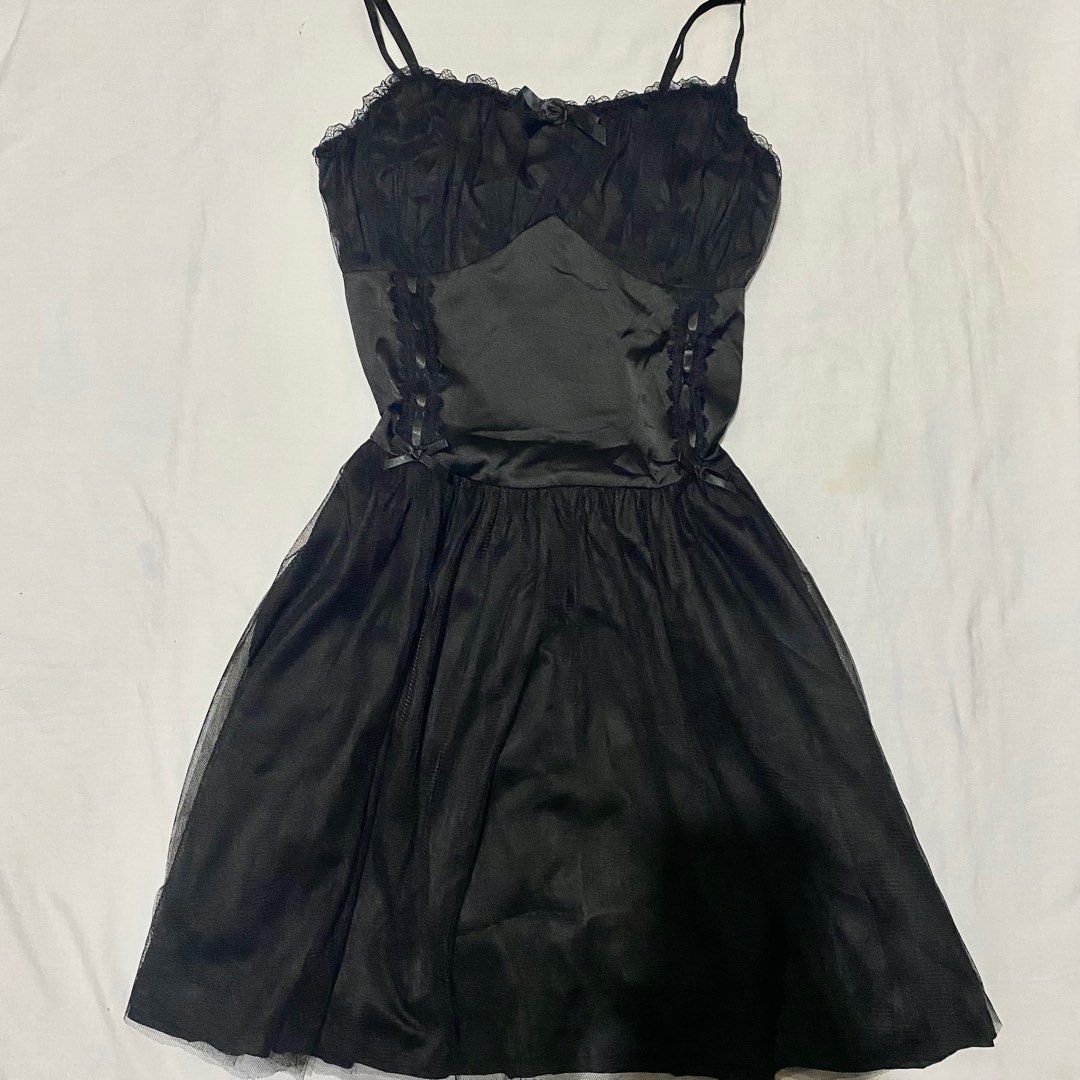 gothic corset mini dress misa amane death note lace up dress, Women's ...