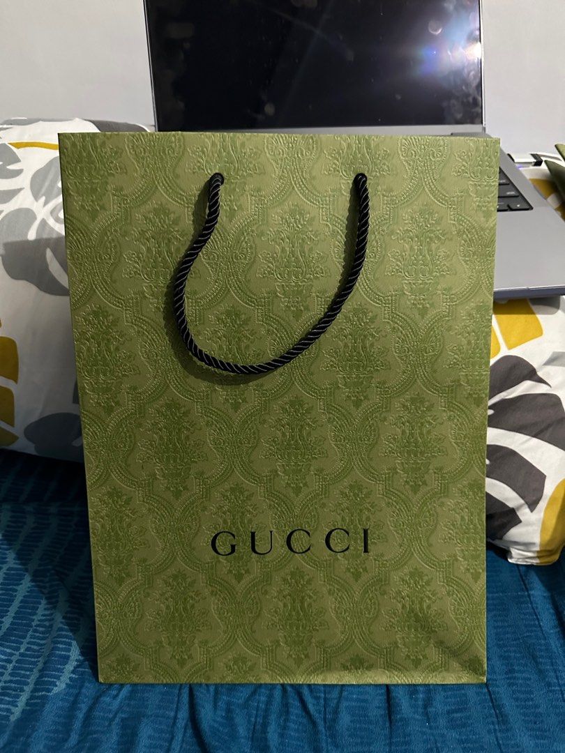 Gucci Paper Bag 100% Authentic on Carousell
