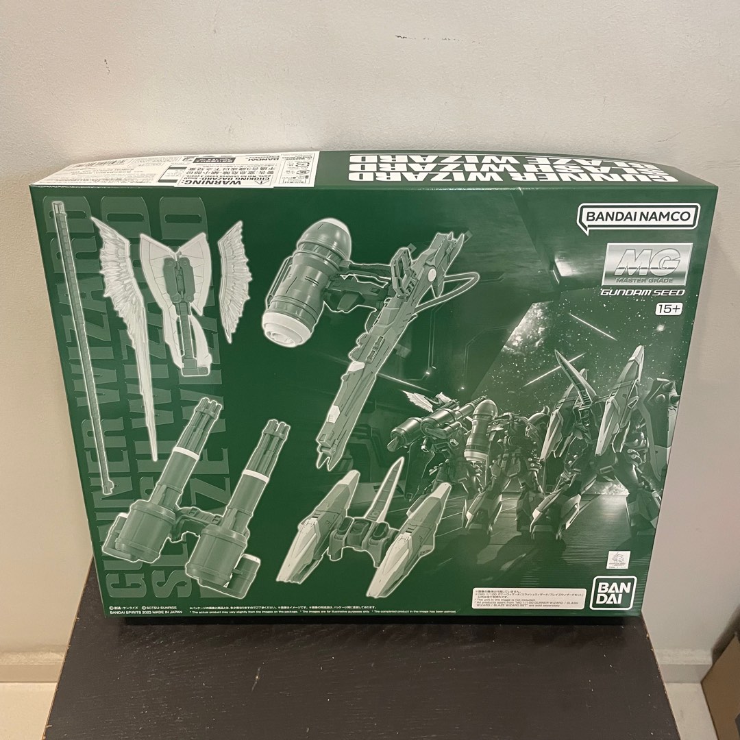 MG 1/100 GUNNER WIZARD/SLASH WIZARD/BLAZE WIZARD SET, Hobbies & Toys ...