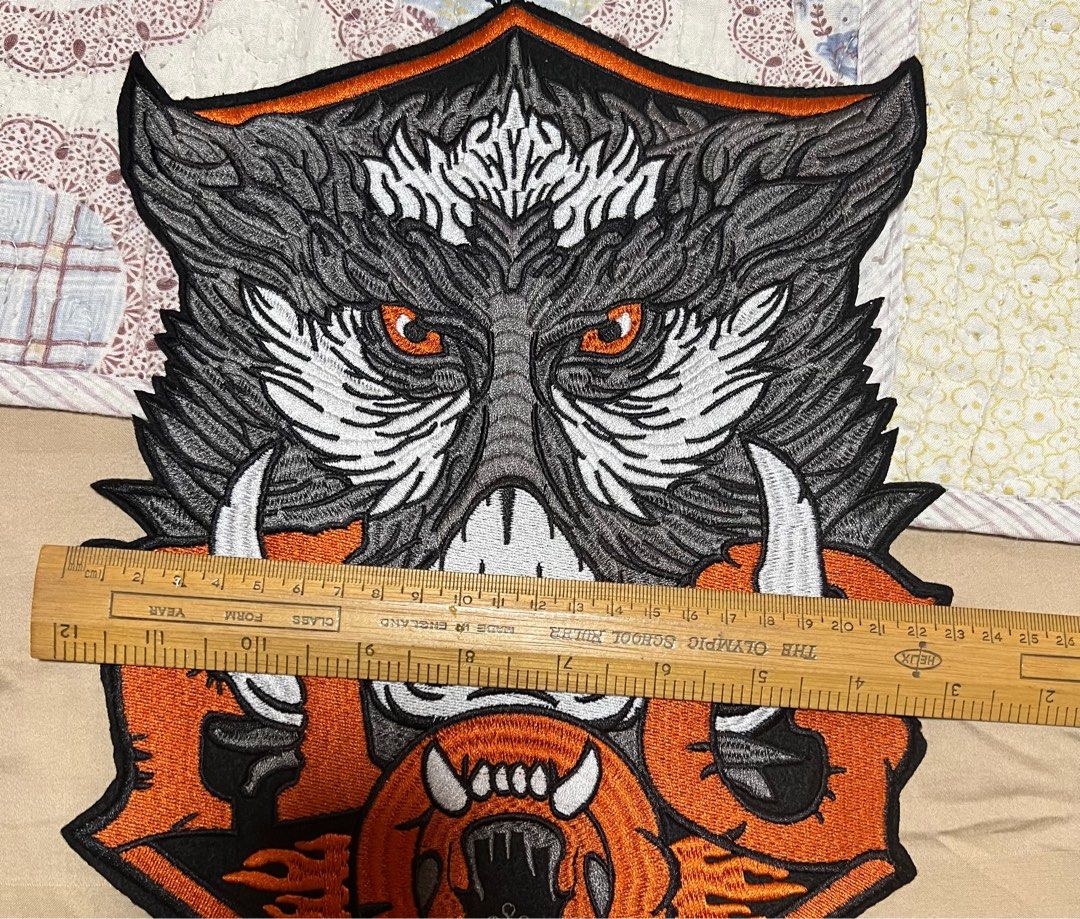Harley HOG cloth badge, Motorcycles, Motorcycle Apparel on Carousell