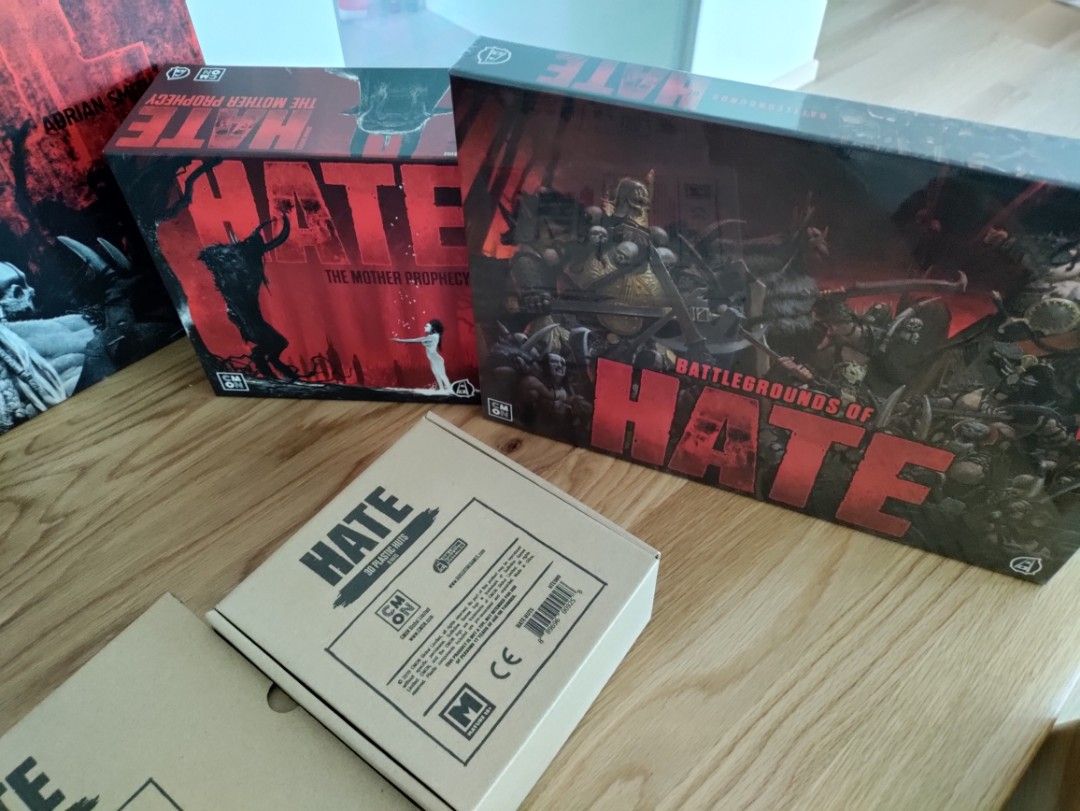 HATE the Boardgame ALL IN by CMON and Adrian Smith, Hobbies & Toys ...