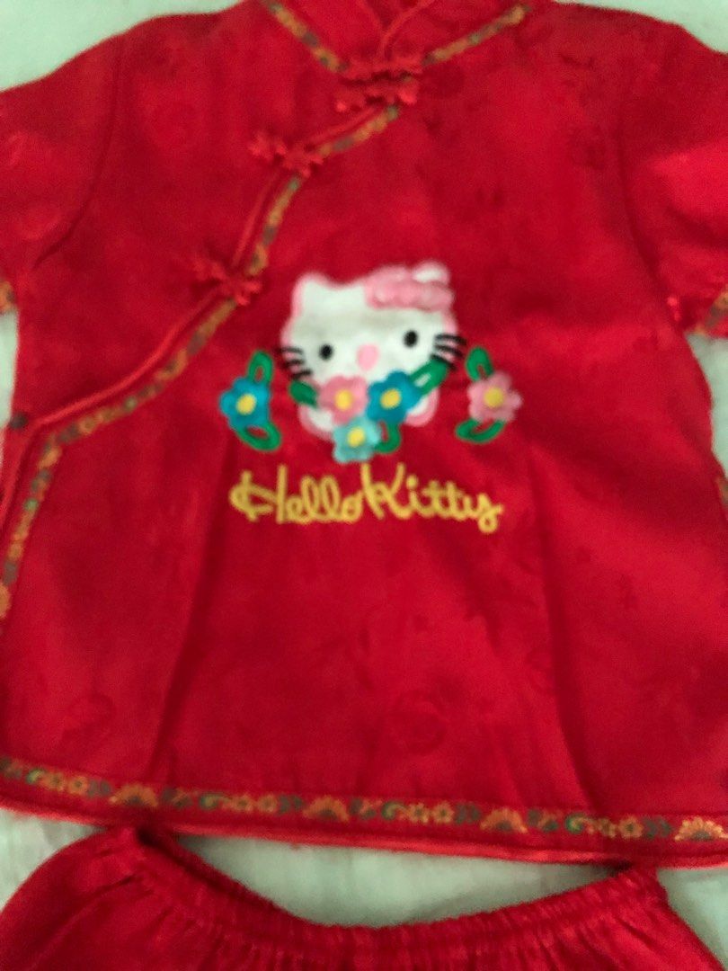 Hello Kitty Chinese Costume, Babies & Kids, Babies & Kids Fashion on ...