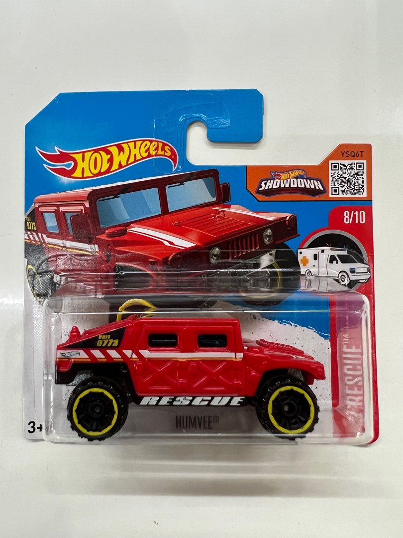Hotwheels Rescue Humvee (Short card), Hobbies & Toys, Toys & Games on ...