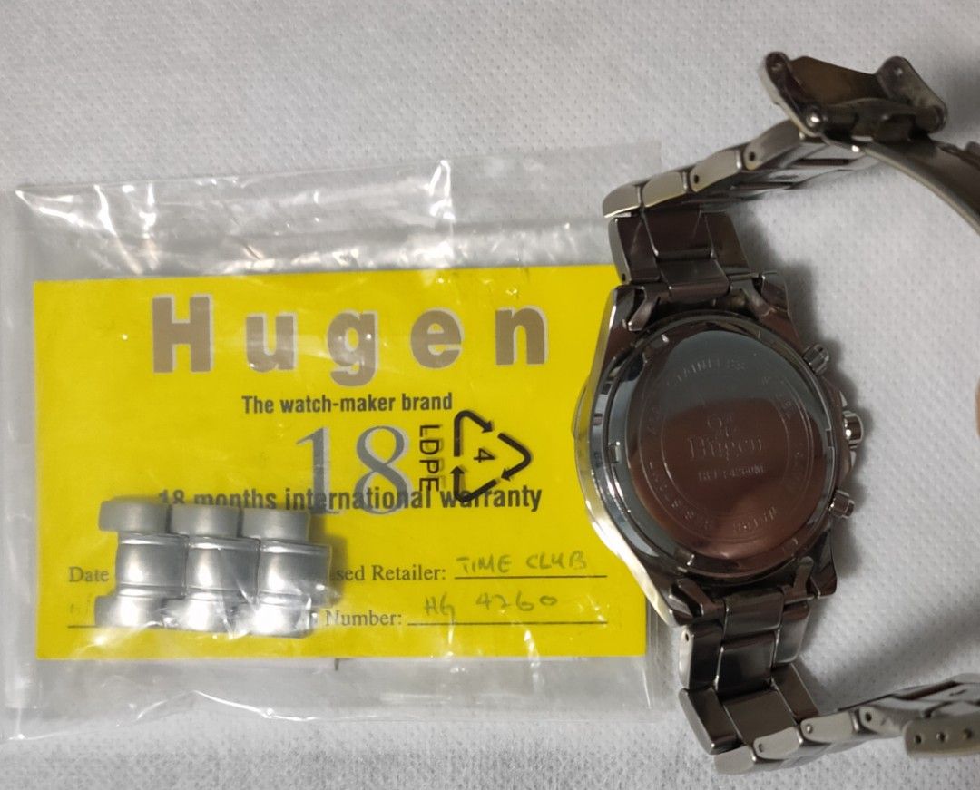 Hugen man's watch, Men's Fashion, Watches & Accessories, Watches on ...