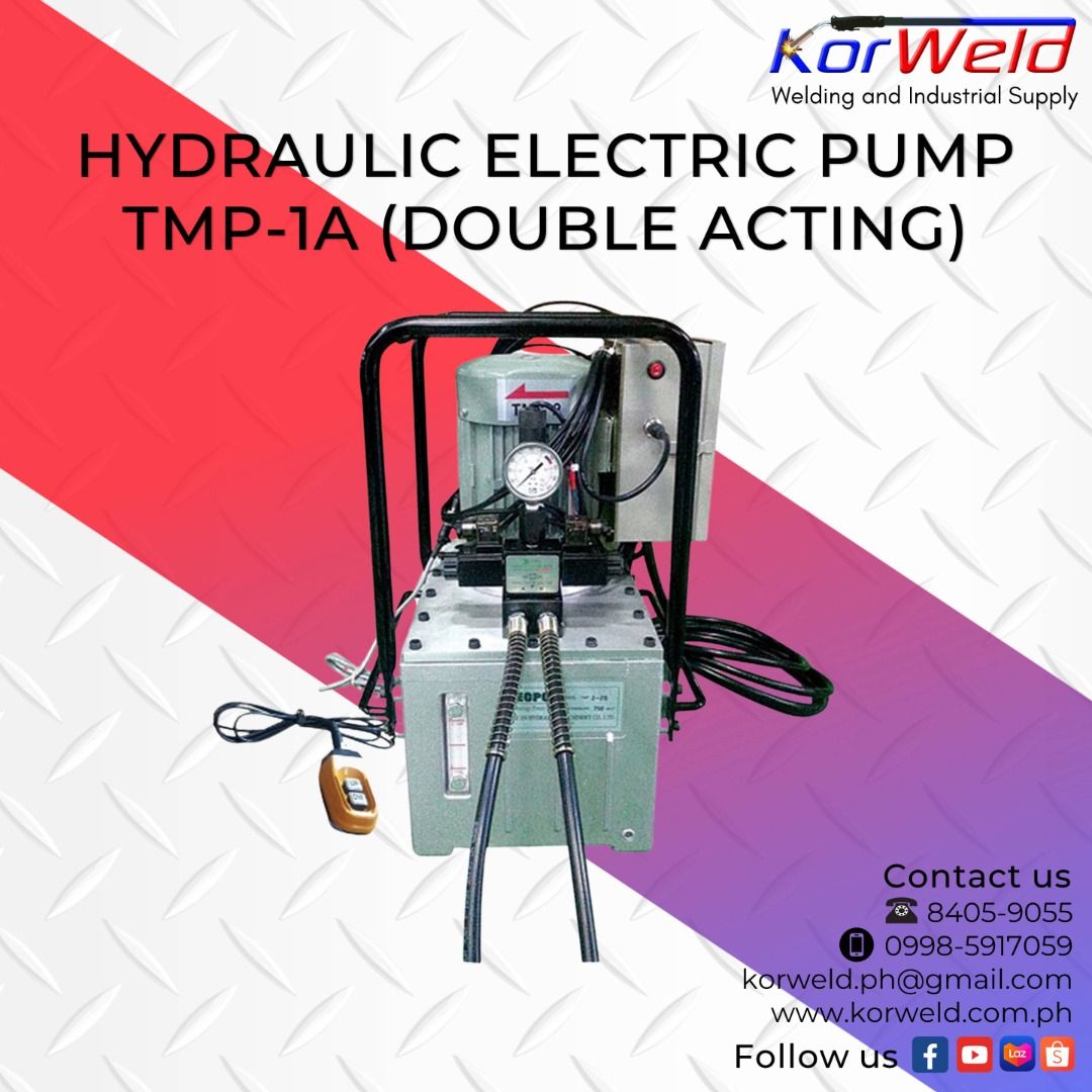 Hydraulic Electric Pump (Double Acting) TMP-1A on Carousell