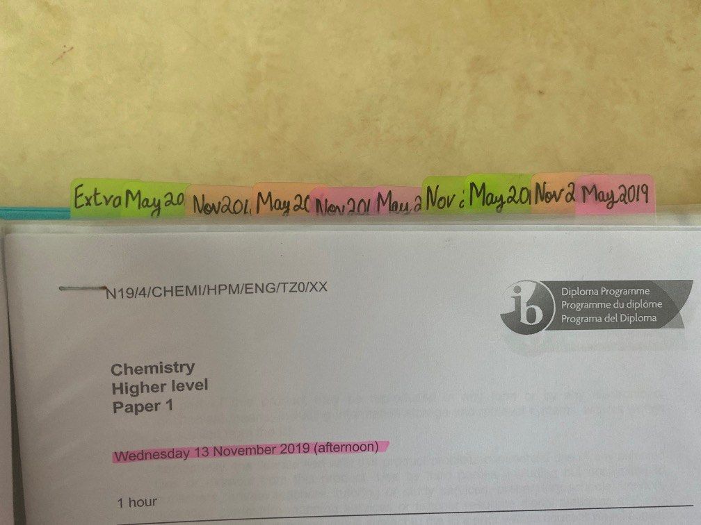 IB chemistry Past Papers Organised, Hobbies & Toys, Books & Magazines ...