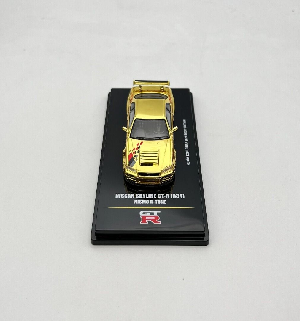 INNO64 Nissan Skyline GT-R(R34)NISMO R-Tune Chrome Plating[GOLD ...