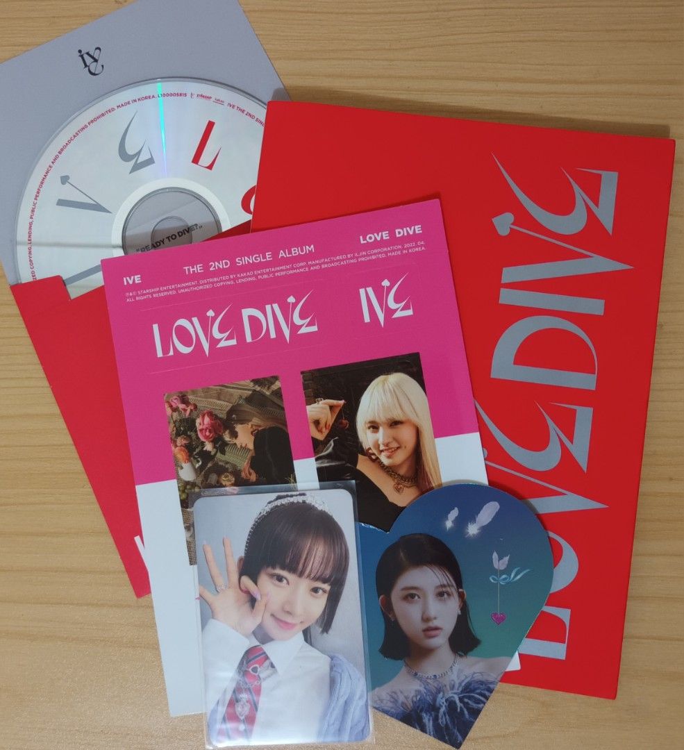 Ive Love Dive Album, Hobbies & Toys, Memorabilia & Collectibles, K-Wave ...