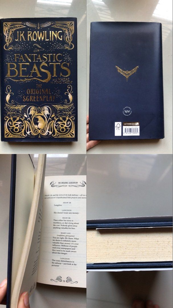 j k rowling Fantastic Beast novel english, Buku & Alat Tulis, Buku di ...