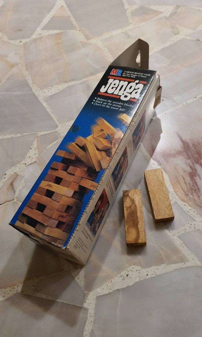 Jenga wooden set, Hobbies & Toys, Toys & Games on Carousell