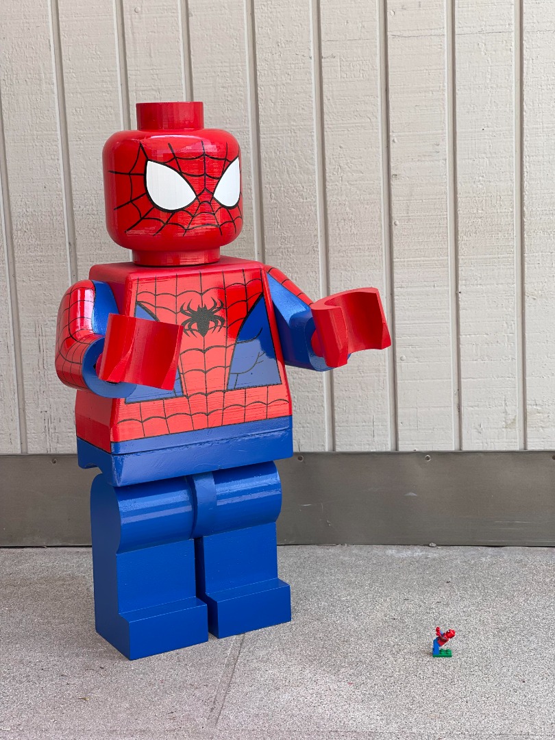 Jumbo Spider-man Lego Minifig, Hobbies & Toys, Memorabilia ...