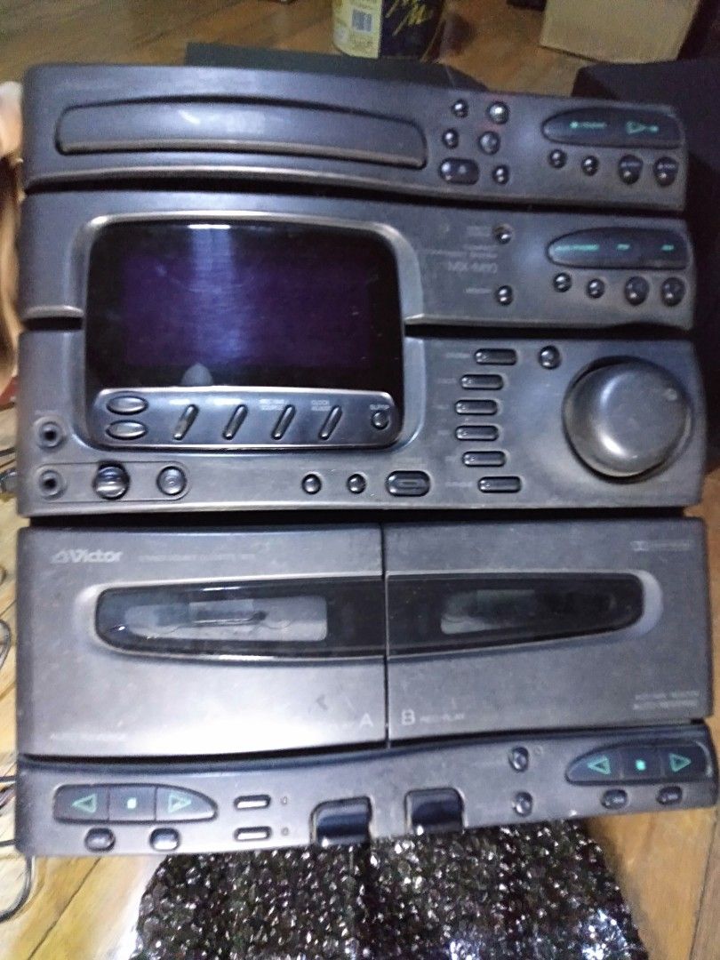 JVC VICTOR COMPONENT MODEL CA-MXM10 MADE IN JAPAN SELLING AS IS ...