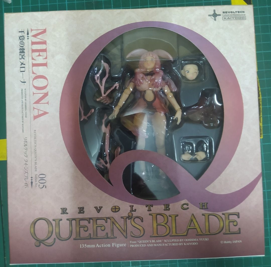 Kaiyodo Revoltech Queen's Blade Extra Figure Melona (Used with Box ...