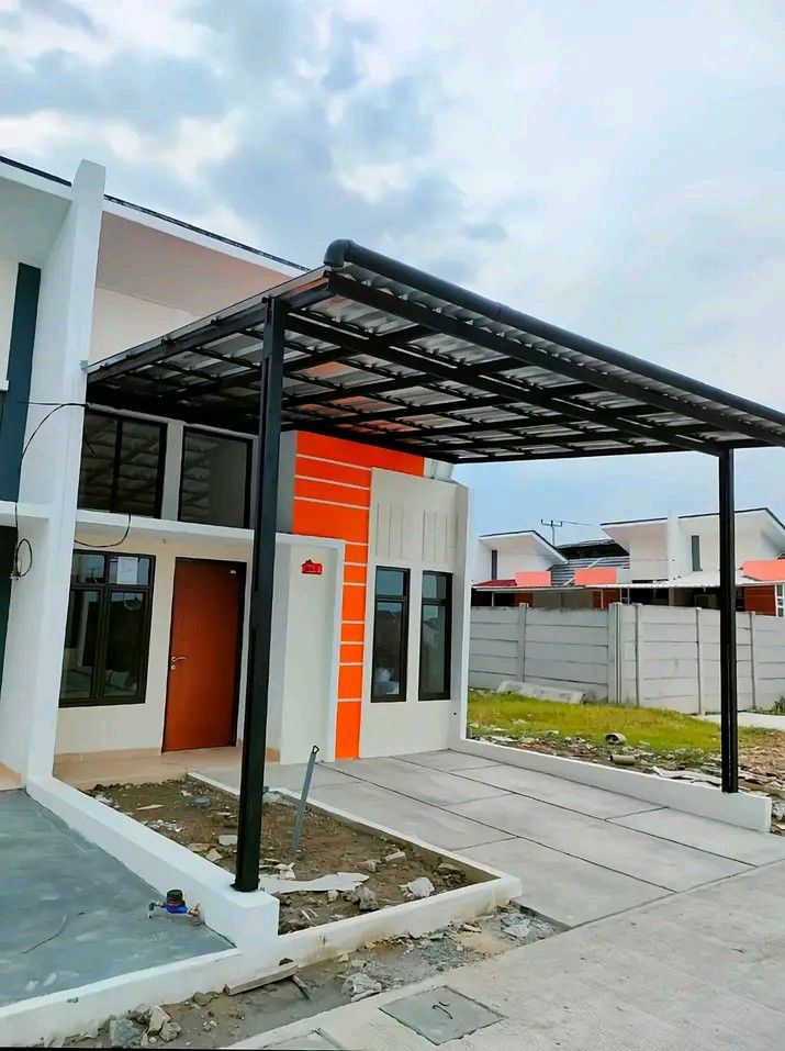 Kanopi baja ringan atap spandek pasir plus cat, Properti, Dijual di ...