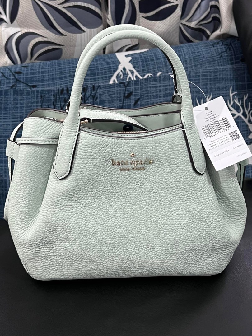 KATE SPADE Dumpling Small Satchel in Crystal Blue (K8135) on Carousell